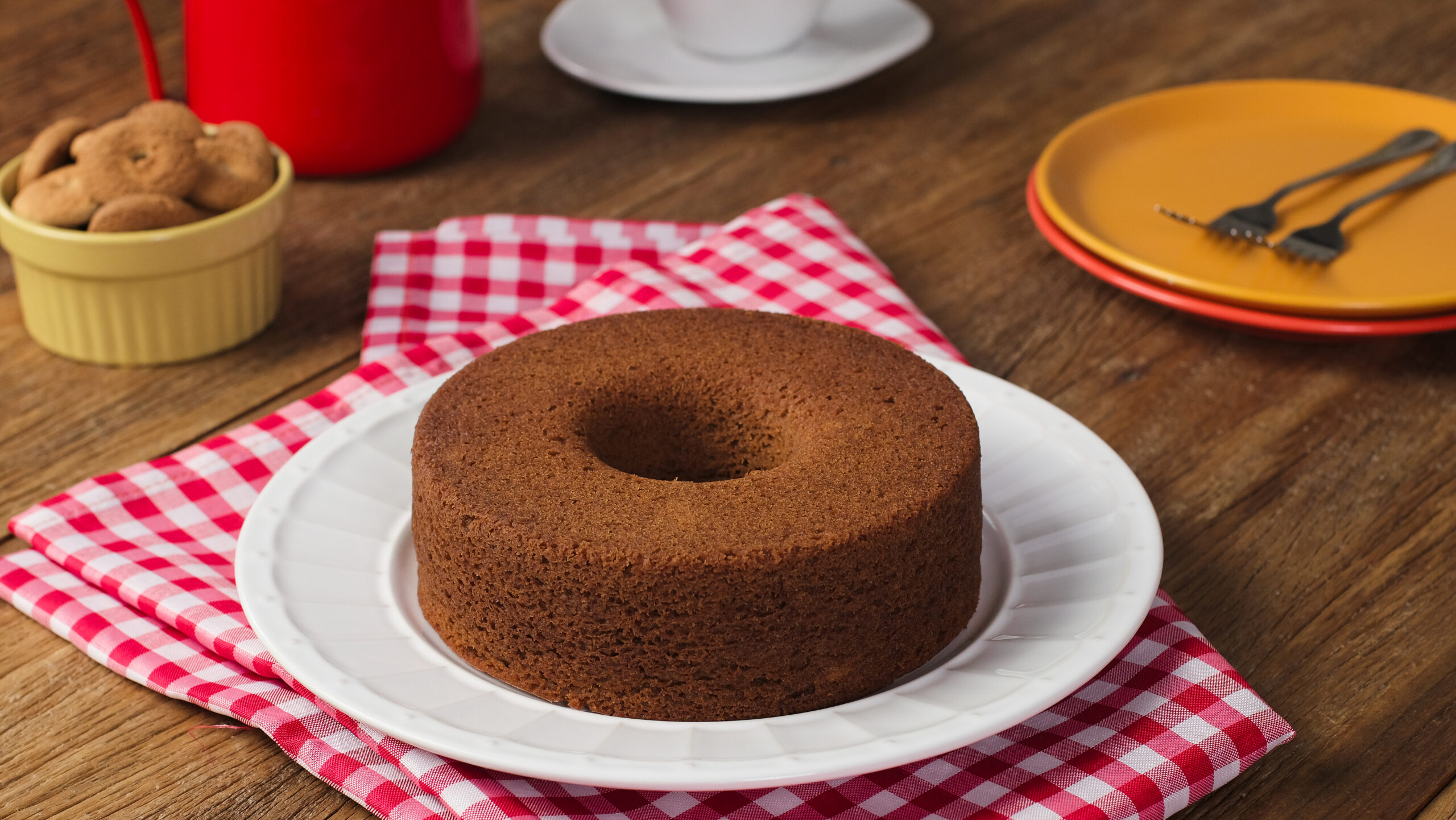 Bolo Fofíssimo com Rosquinhas de Leite